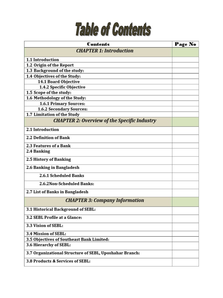 Table of Contens (2 Files Merged) | Download Free PDF | Transaction ...