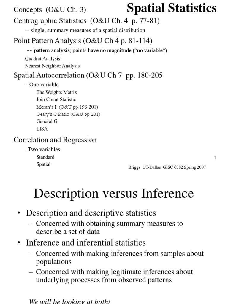 Spatstat | PDF | Correlation And Dependence | Statistics