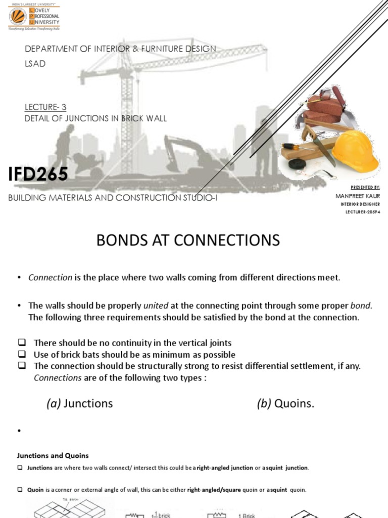 Brick Wall Junction Details in Stretcher, Header, English & Flemish ...