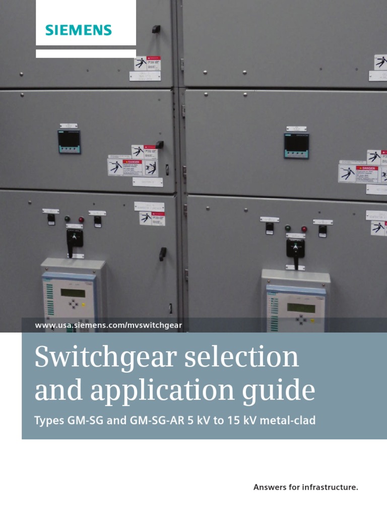 Switchgear Selection and Application Guide: Types GM-SG and GM-SG-AR 5 ...