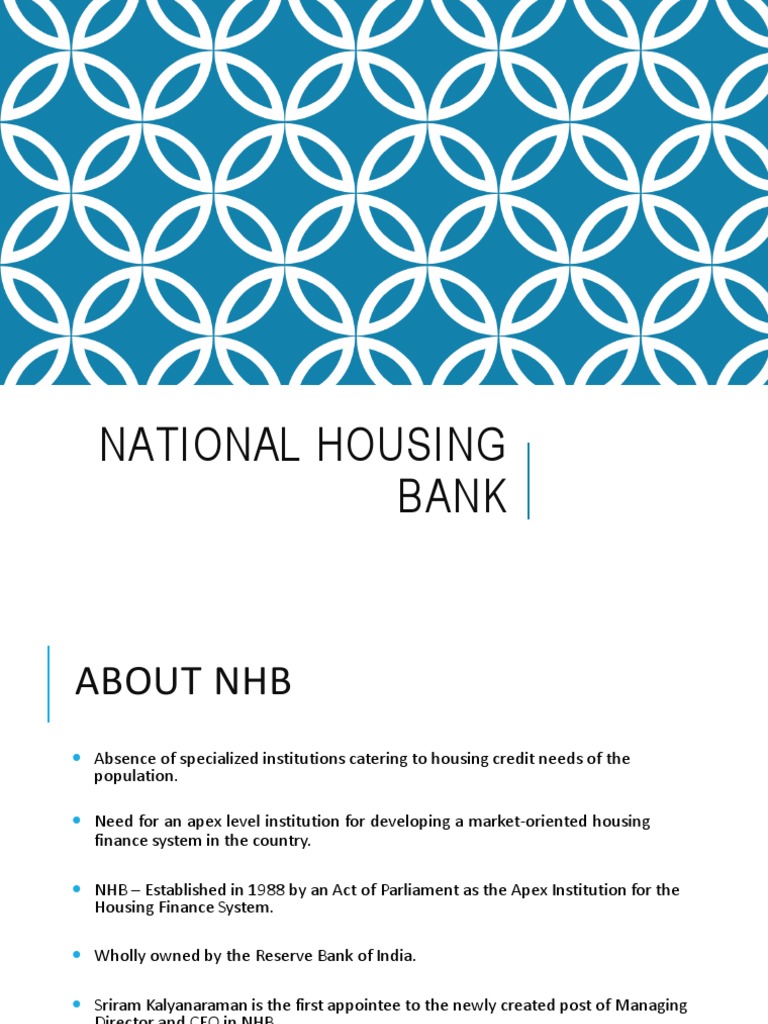 National Housing Bank | PDF | Banks | Economies