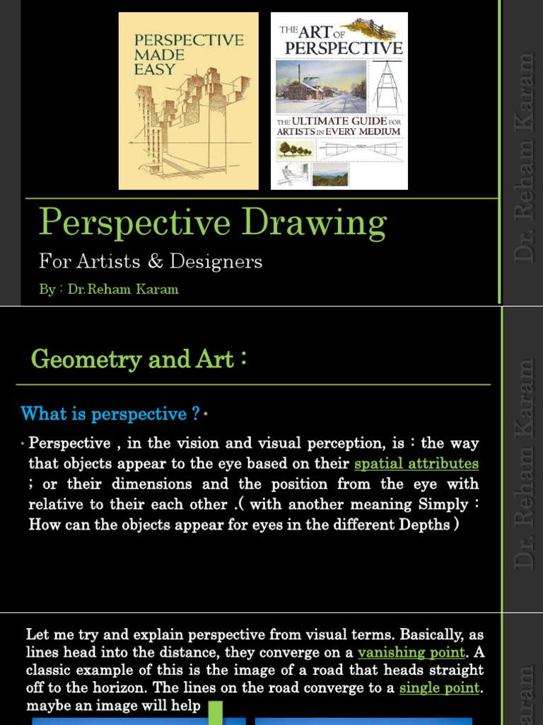 Selected Topics (Perspective Drawing) Chapter PDF | PDF | Perspective (Graphical) | Geometry