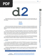 D2 (Test, Plantilla de Corrección y Hoja de Respuestas) | PDF
