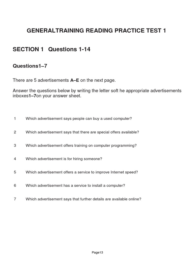 General Book Ielts For Reading | PDF | Overtime | Scuba Diving