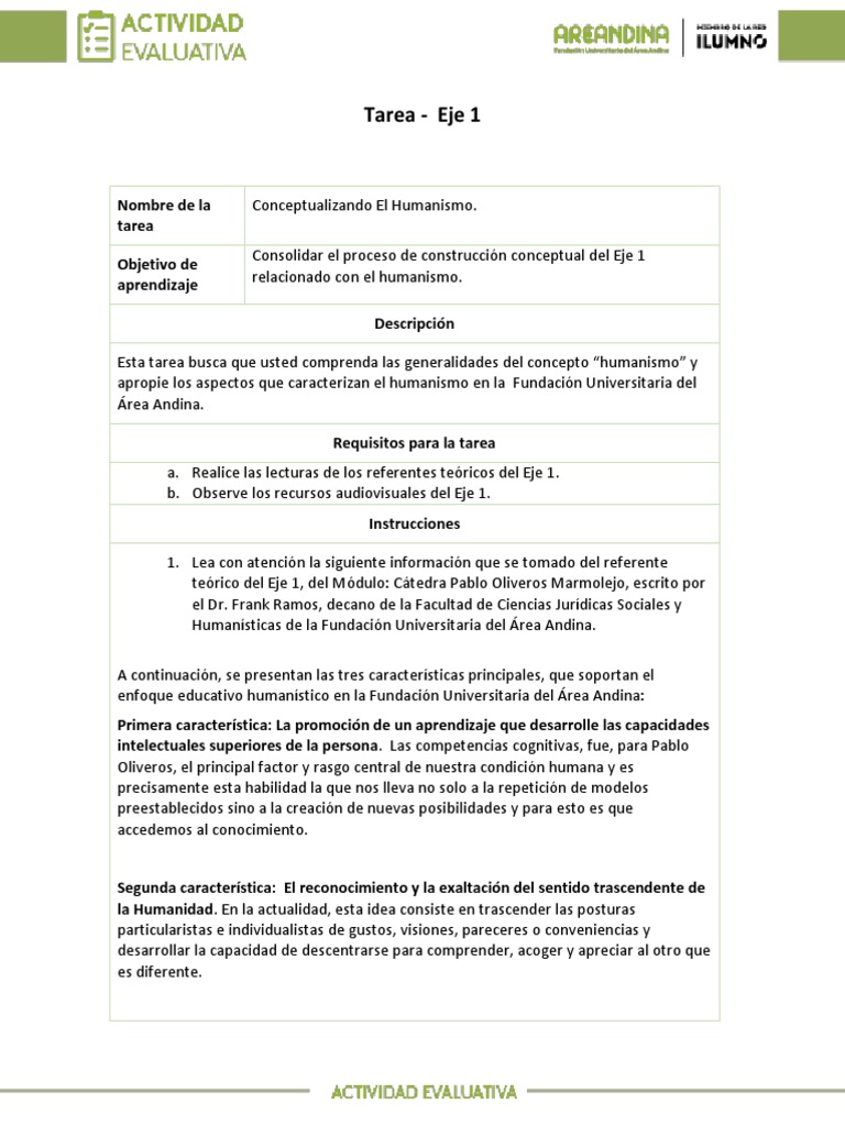 Actividad Evaluativa - Eje1 PDF | PDF | Aprendizaje | Conocimiento