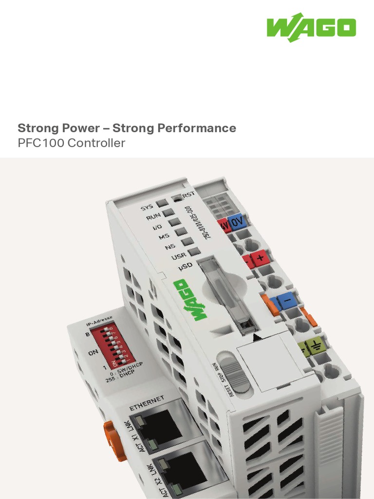 Controller PFC 100 Strong Power Strong Performance 60290805 | PDF ...