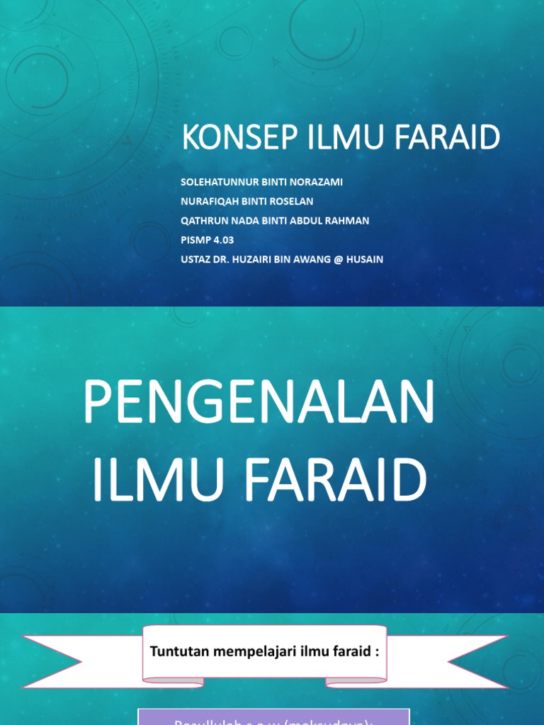 Konsep Ilmu Faraid | PDF