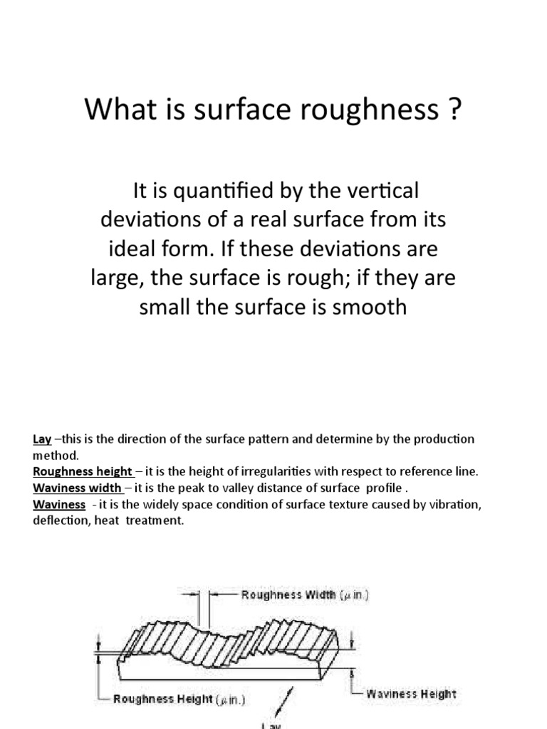 What Is Surface Roughness | PDF | Surface Roughness | Applied And ...