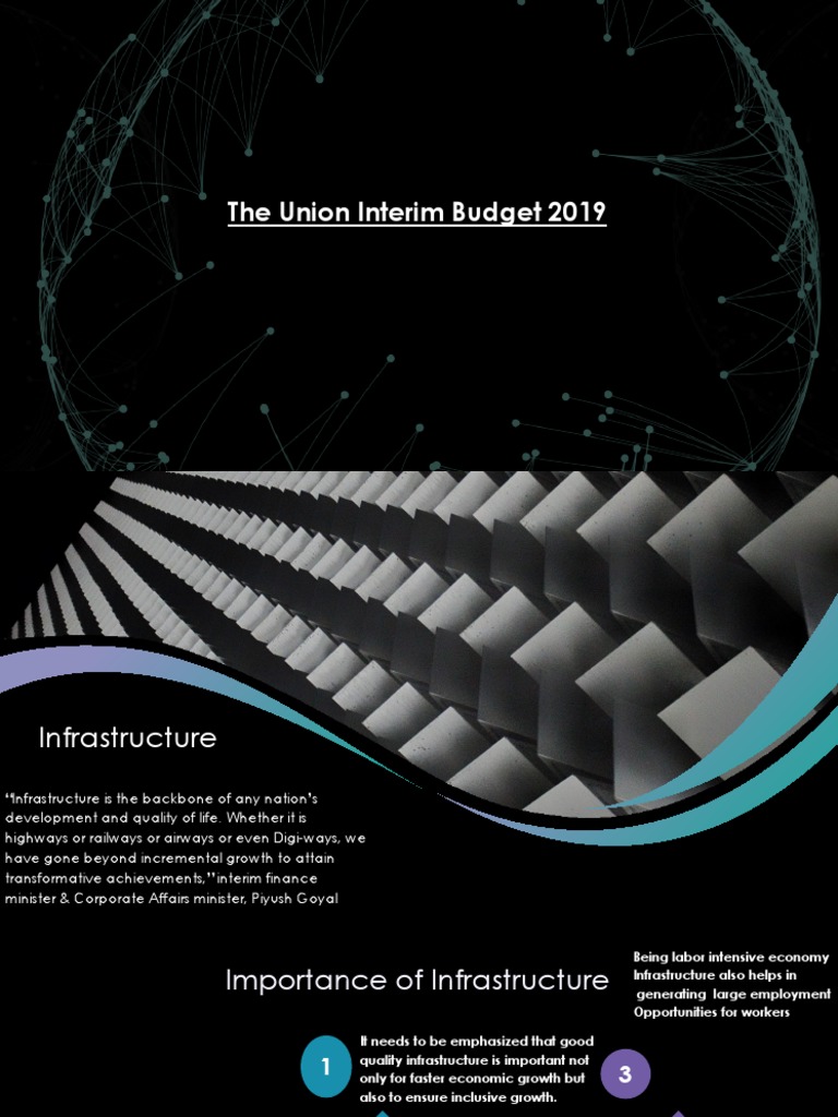 The Union Budget 2019 | PDF | Infrastructure | Energy Development