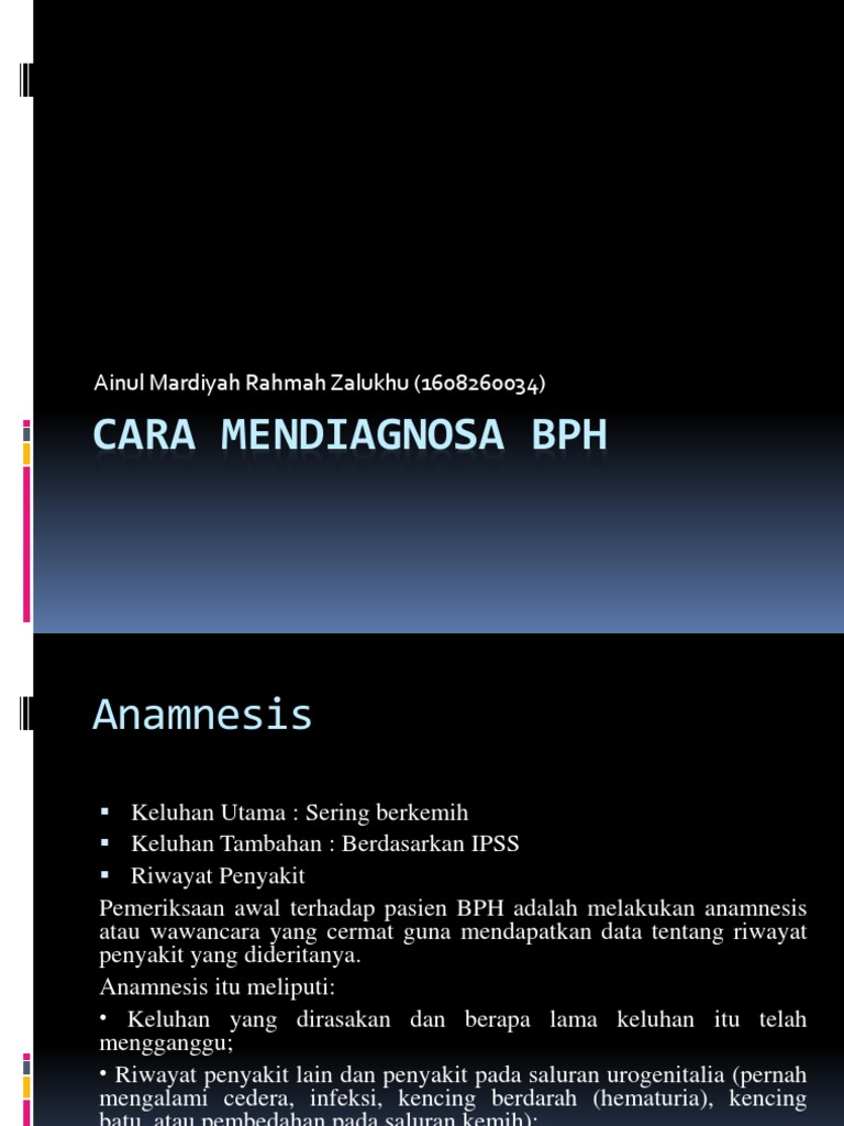 CMD BPH | PDF | Pengembangan Diri | Kesehatan Holistik