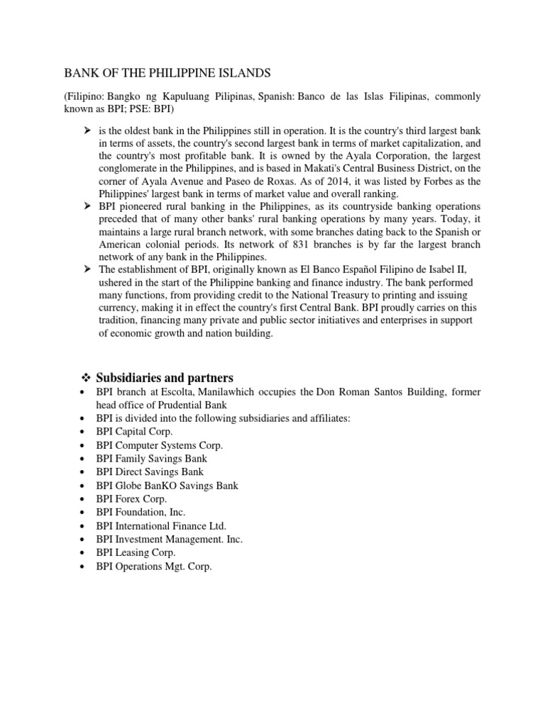 Bank of The Philippine Islands | PDF | Debit Card | Life Insurance