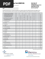 Sinonasal Outcome Test (SNOT) Score | PDF | Epidemiology | Causes Of Death
