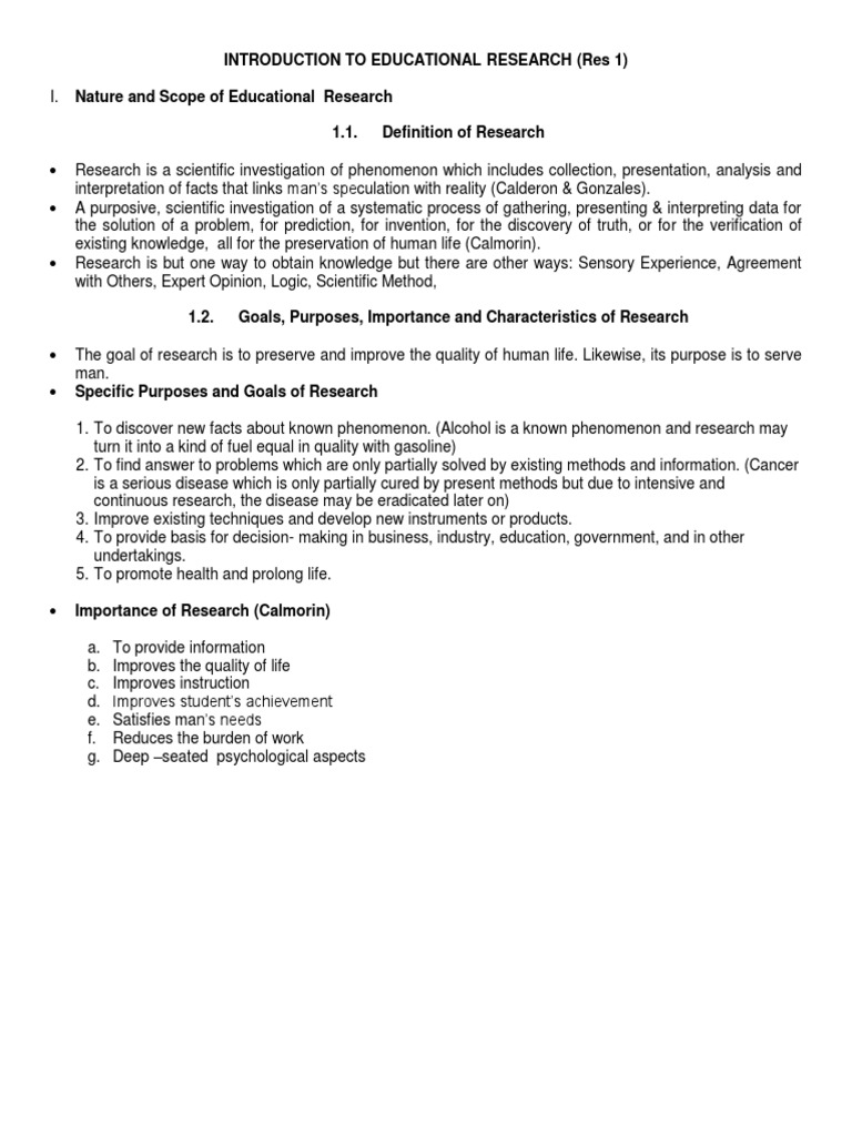 Notes in Research | PDF | Survey Methodology | Dependent And ...