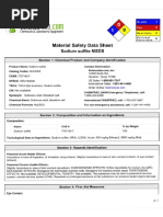 Material Safety Data Sheet (MSDS) H2SO4 | PDF
