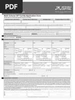 ICICI Prudential SIP Registration Form | PDF | Banks | Debit Card