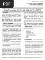 Komatsu Genuine Axle Oil AXO80 | PDF