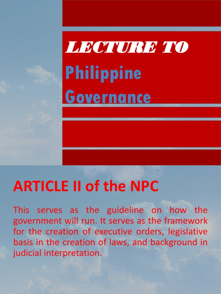 Article 2 - 1987 Constitution | PDF | Eminent Domain | Police Power ...