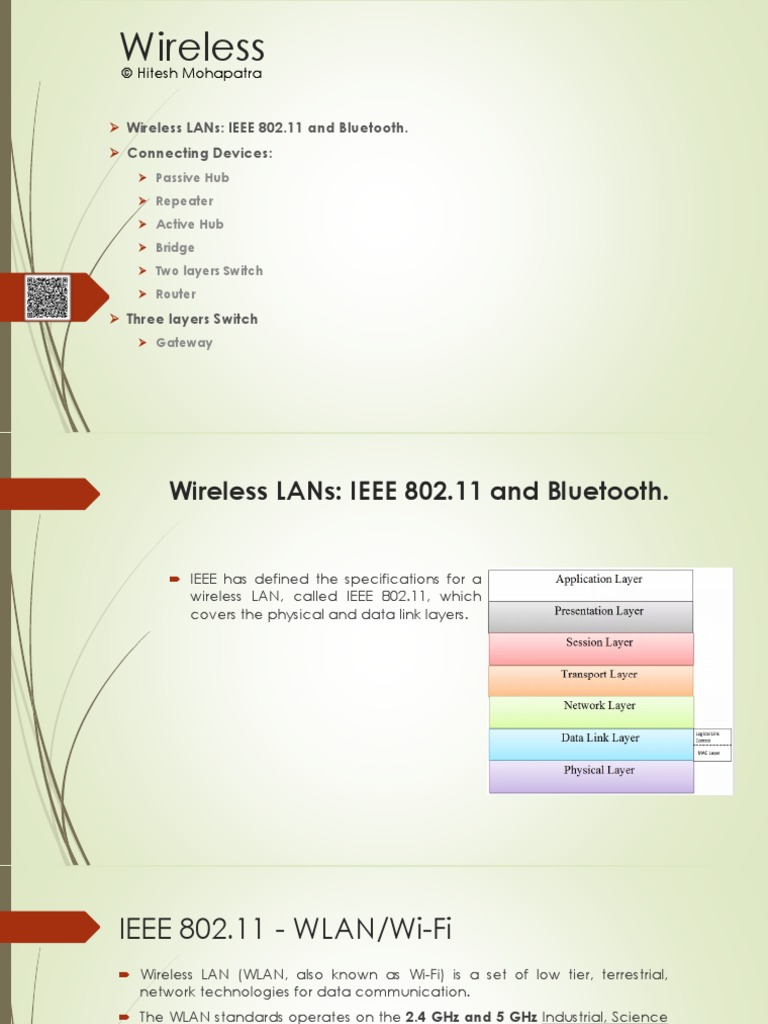 IEEE 802.11 and Bluetooth | PDF | Wireless Lan | Ieee 802.11