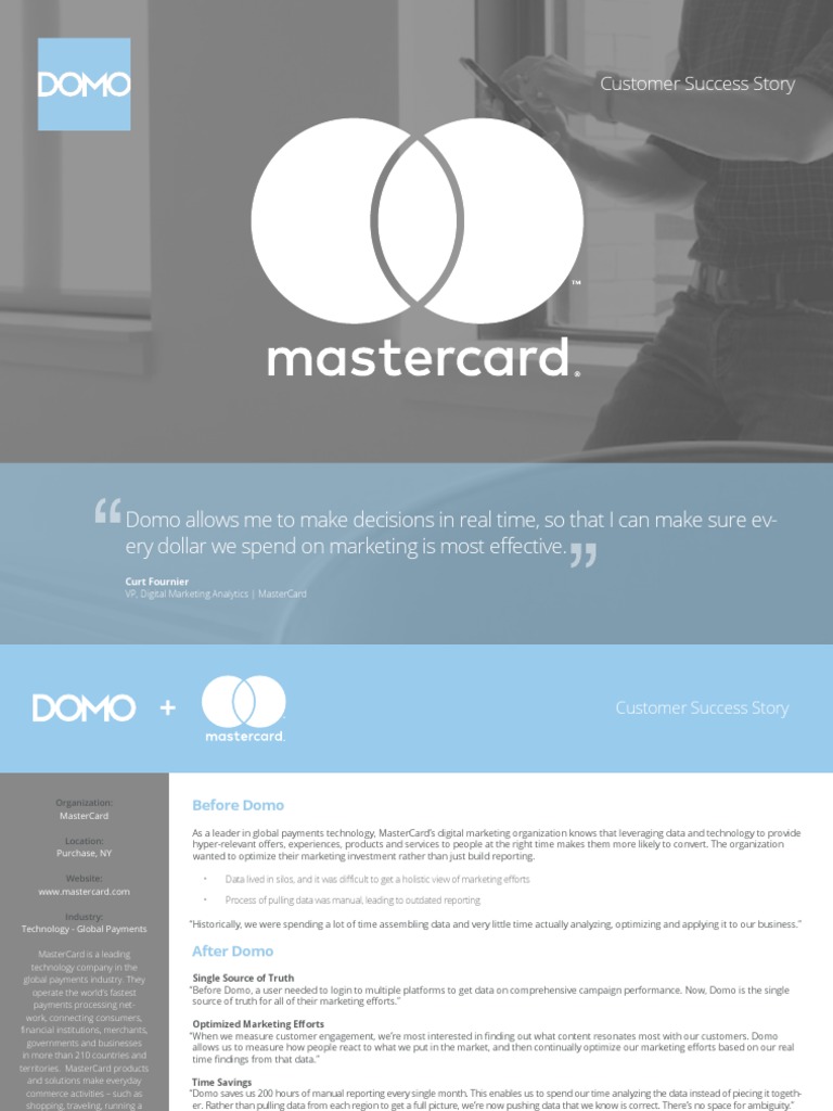 MasterCard's Marketing Optimization Success | PDF | Master Card ...