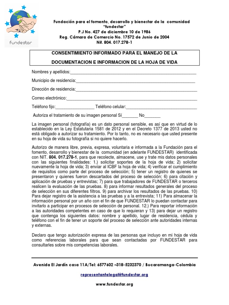 CONSENTIMIENTO INFORMADO.pdf | Privacidad de la información ...