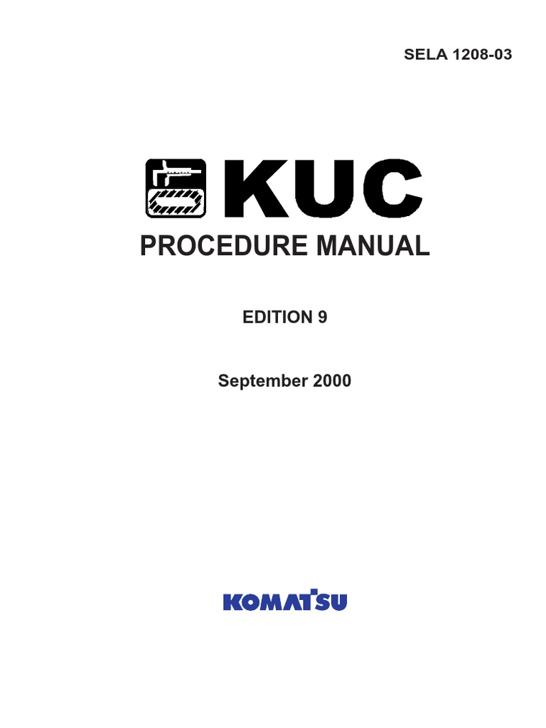 KUC Procedure Manual Overview | PDF | Mechanical Engineering | Nature