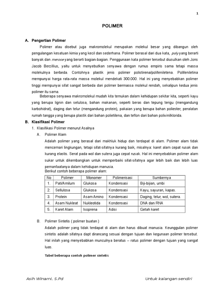 Polimer | PDF