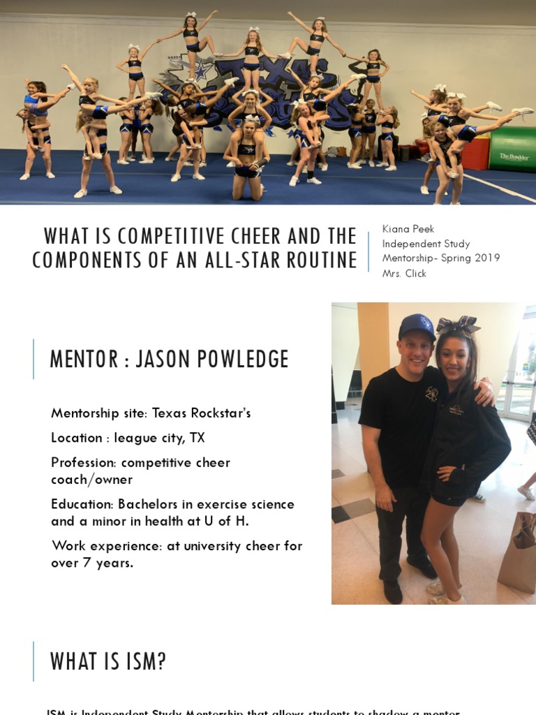 What Is Competitive Cheer and The Components of | Download Free PDF ...