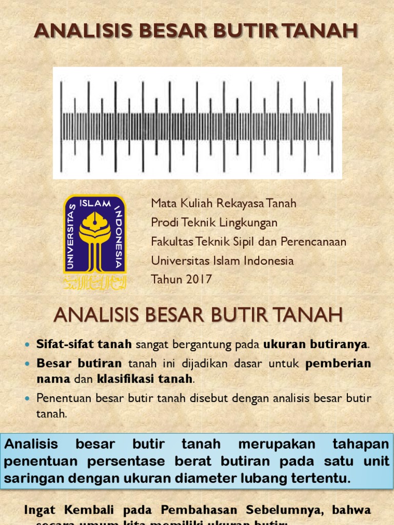 Klasifikasi Ukuran Butir Tanah Teknik | PDF