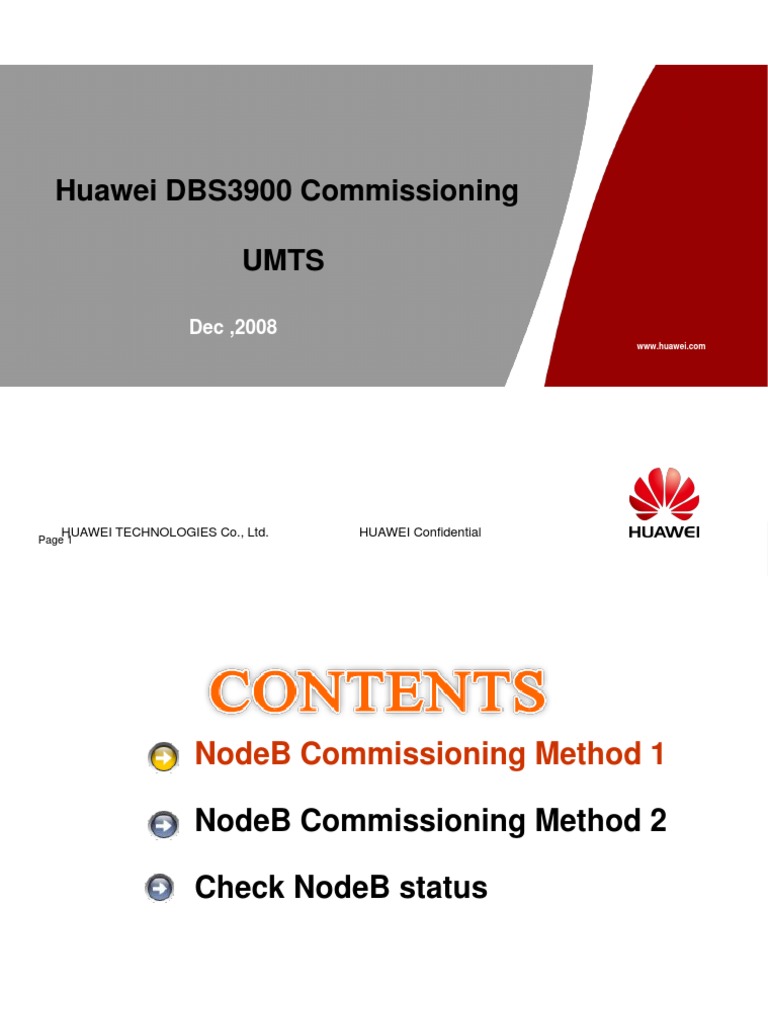 Huawei DBS3900 NodeB Commissioning Guide | PDF | File Transfer Protocol ...