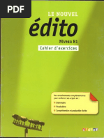 Édito B1, 3e Édition Сahier- 2023 Learn - french - telegram PDF | PDF