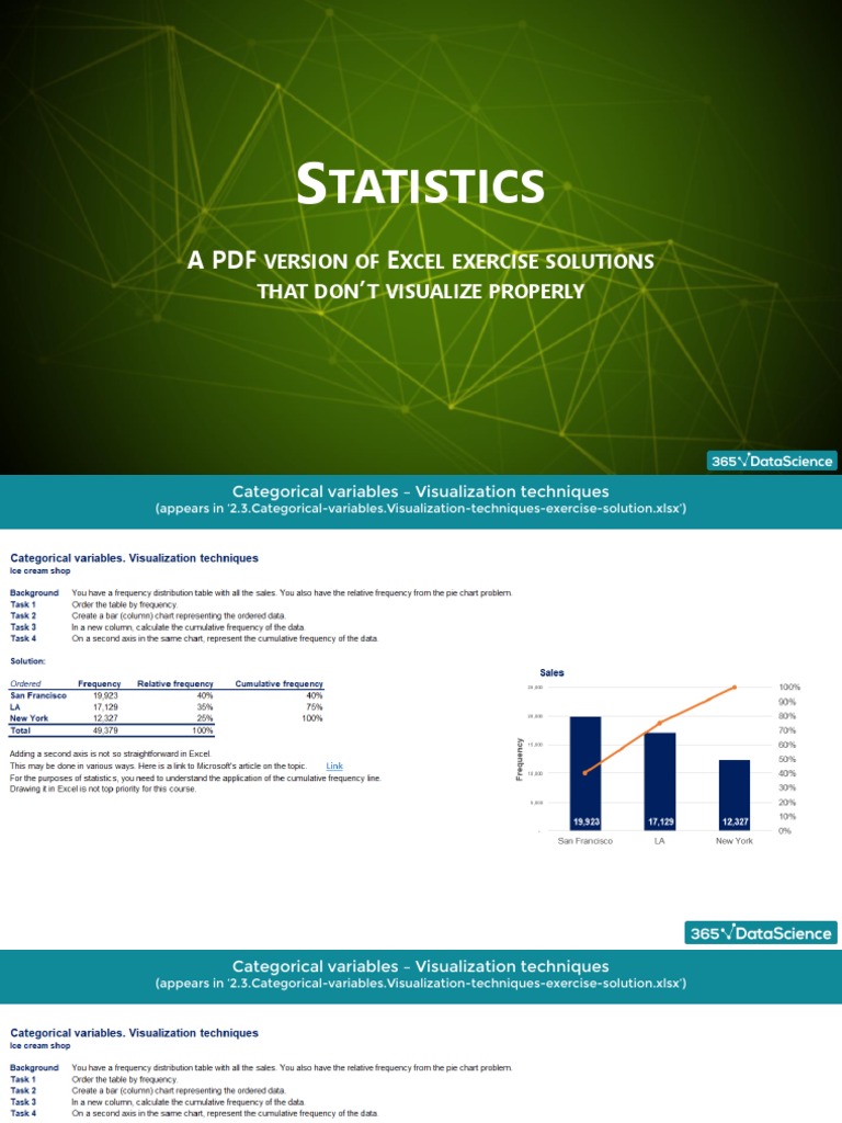 Descriptive Statistics Course Notes | PDF | Teaching Methods & Materials