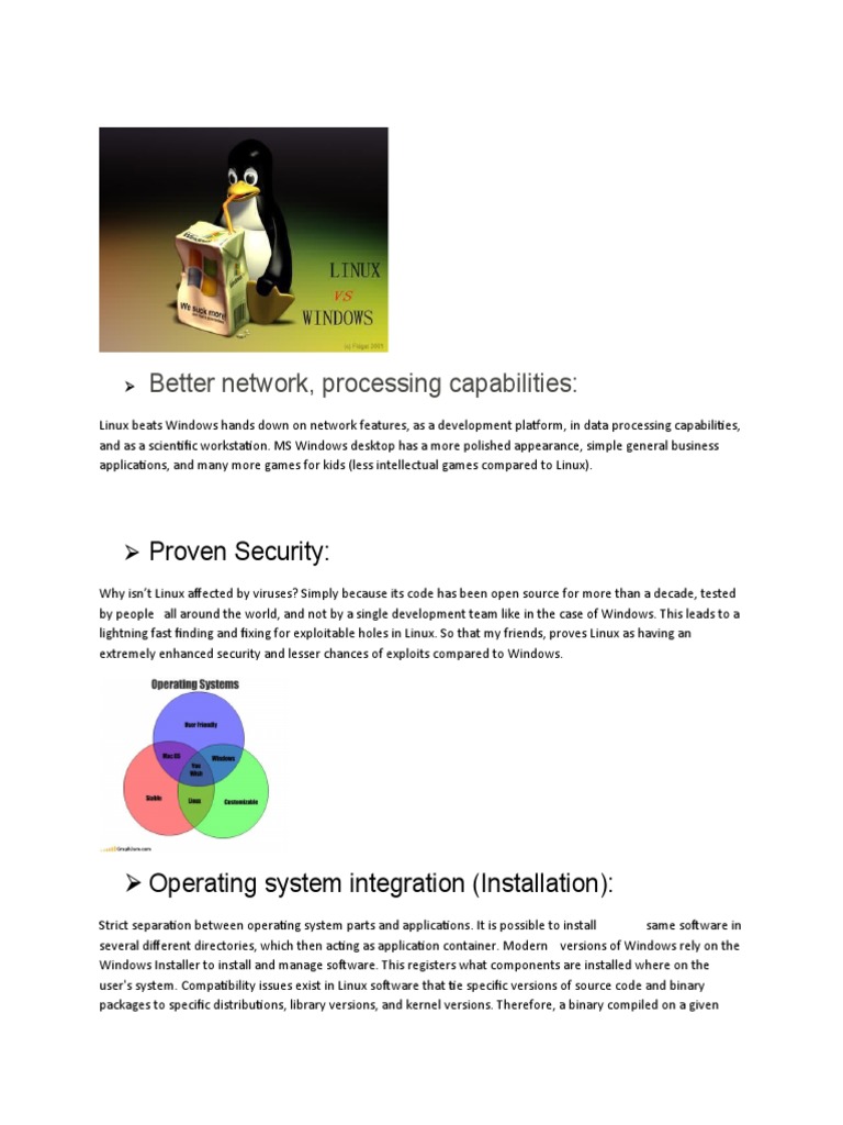 Better Network, Processing Capabilities:: Proven Security | PDF | Linux ...