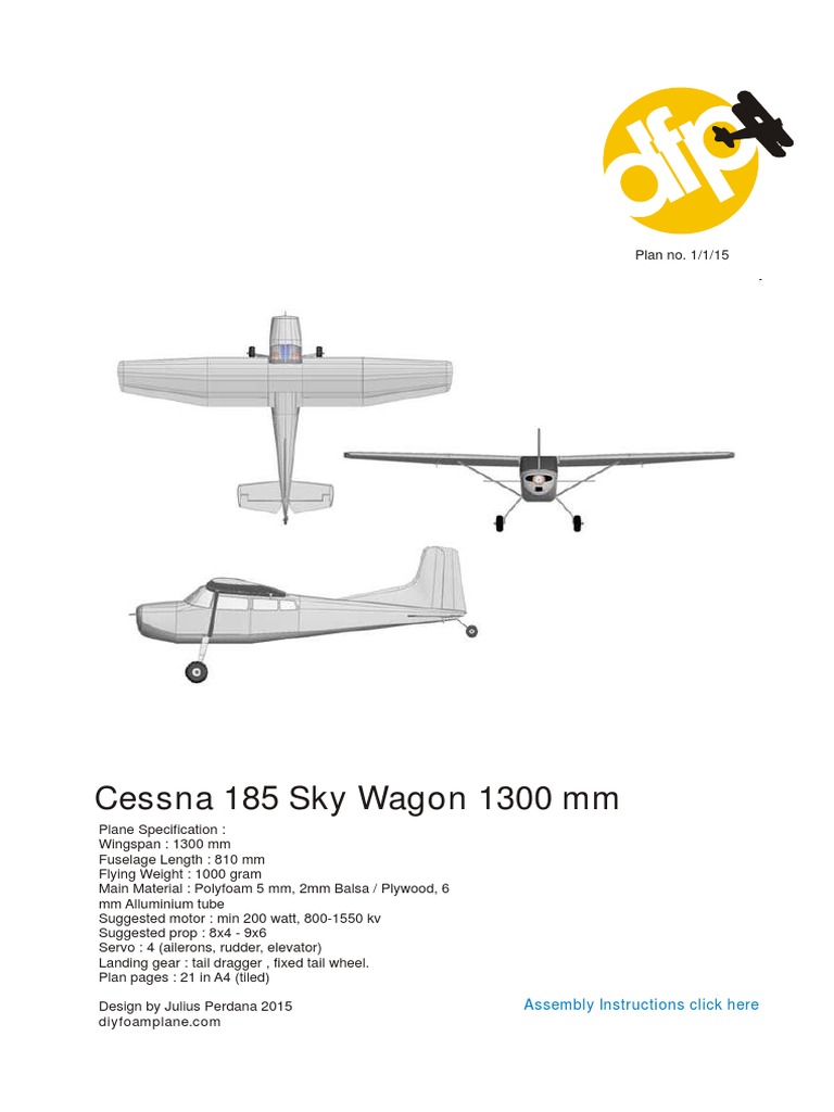 Cessna 185 DFP Plan | PDF | Fuselage | Aircraft