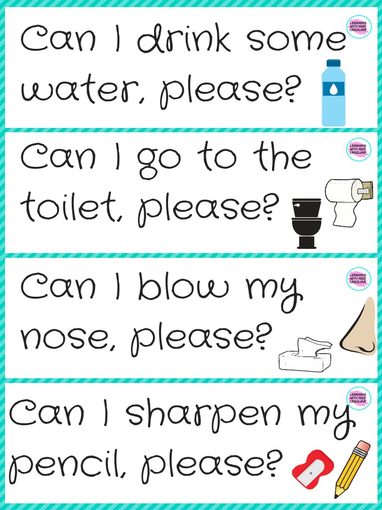 Basic English Classroom Language | PDF