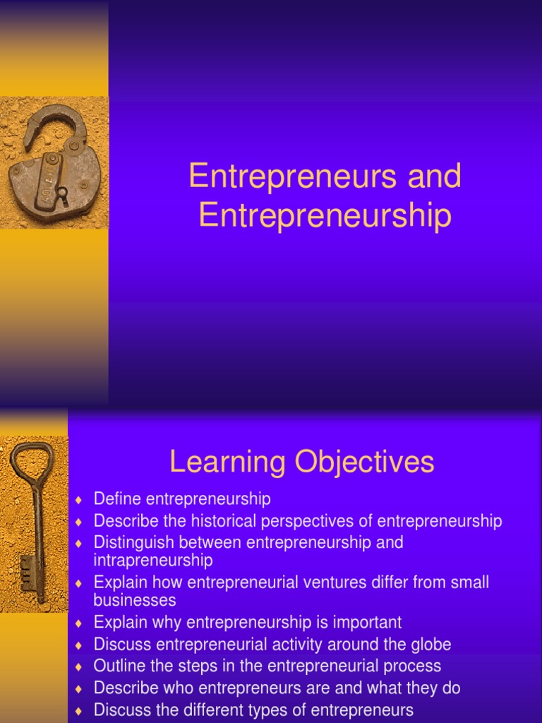 Understanding Entrepreneurship: Definitions, Historical Perspectives ...