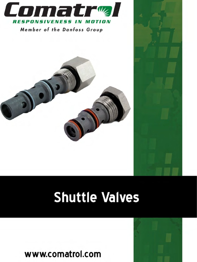 03-SH Shuttle Valves Catalog PDF | PDF | Horsepower | Valve
