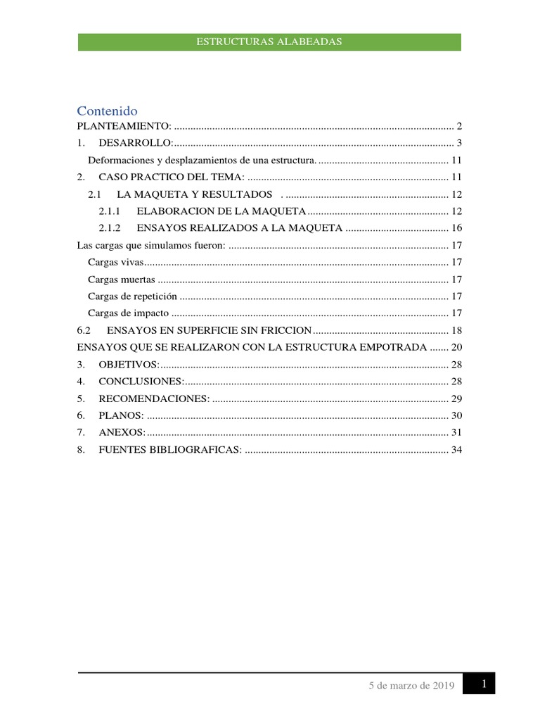 Estructuras Alabeadas | PDF | Hormigón | Doblar