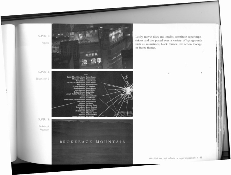 Superimposition Techniques in Film | PDF
