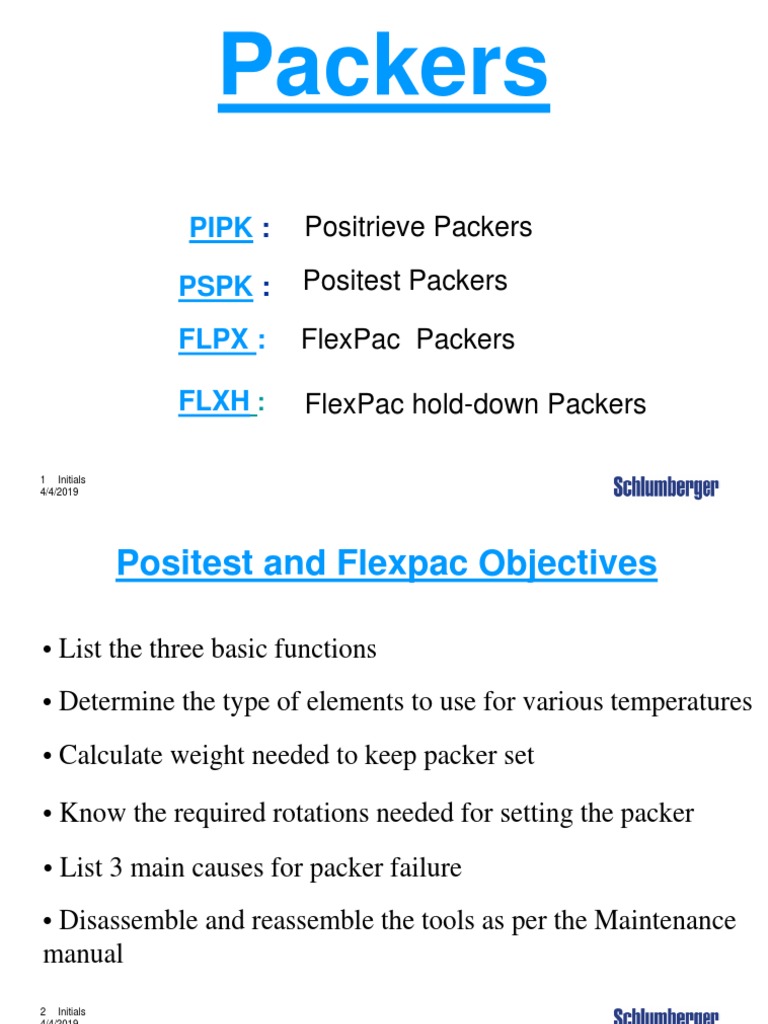 Packers | PDF | Casing (Borehole) | Mechanical Engineering
