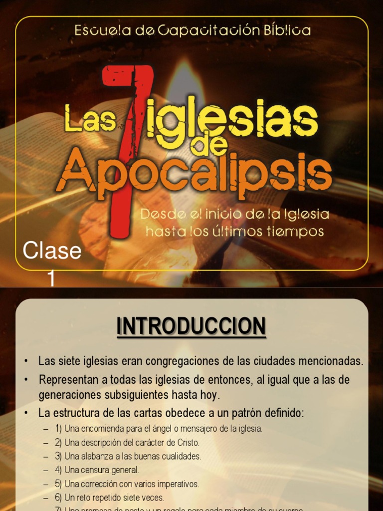 La Siete Iglesias de Apocalipsis | PDF | Cristo (título) | Libro de revelación