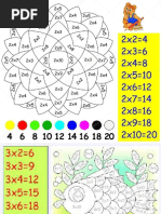 Mandalas Tablas Multiplicar | PDF | Métodos y materiales de enseñanza