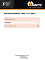 Refractory Brick Specifications Guide | PDF | Brick | Chemical Substances