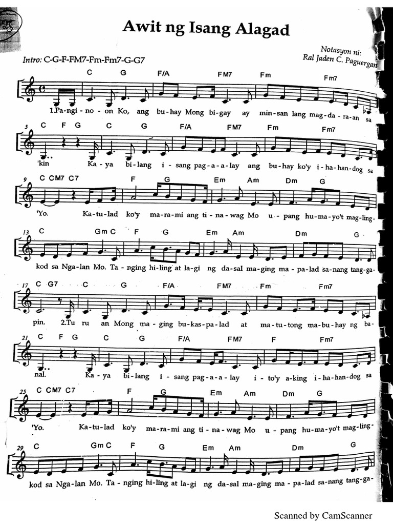 Awit NG Isang Alagad | PDF