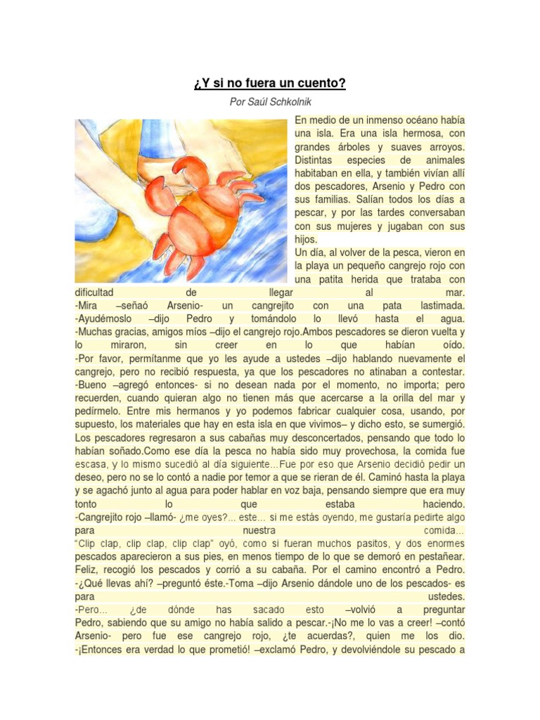 El cangrejo rojo y la isla perdida | PDF