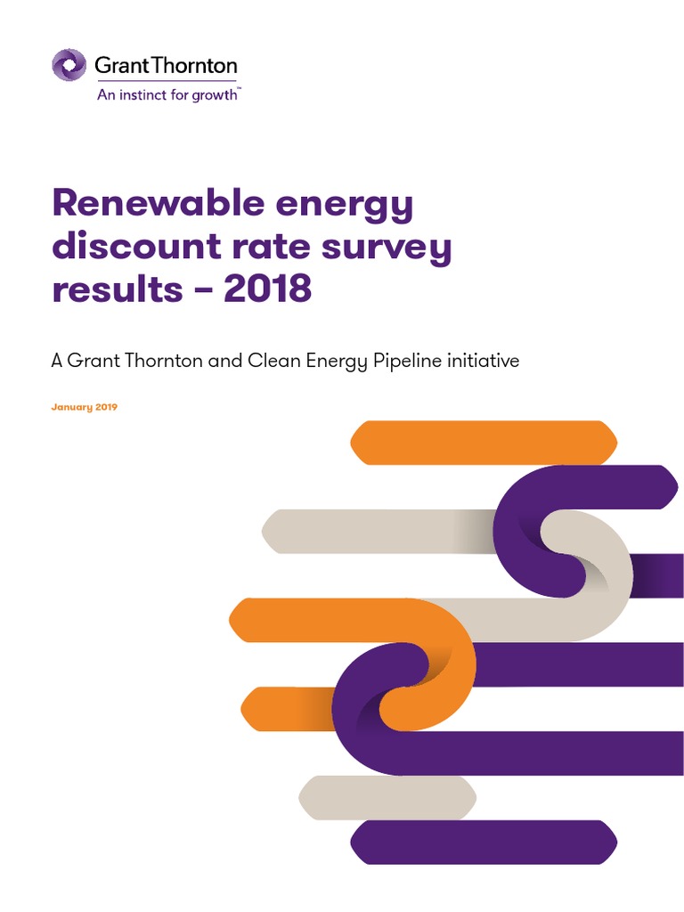 Renewable Energy Discount Rate Survey Results 2018 PDF | PDF ...