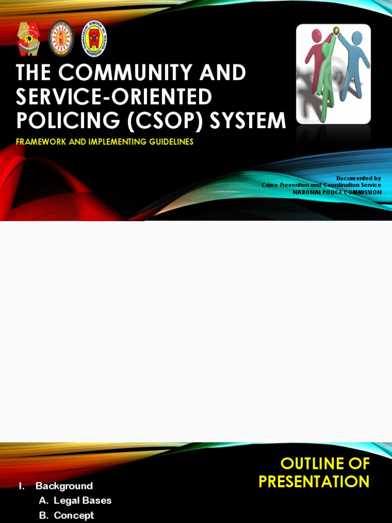 CSOP Presentation | PDF | Police | Community