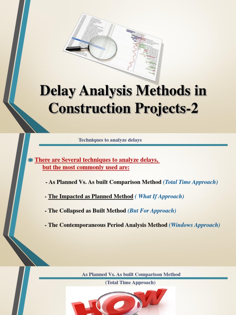 Delay Analysis Methods in Construction Projects-2 | PDF | Business