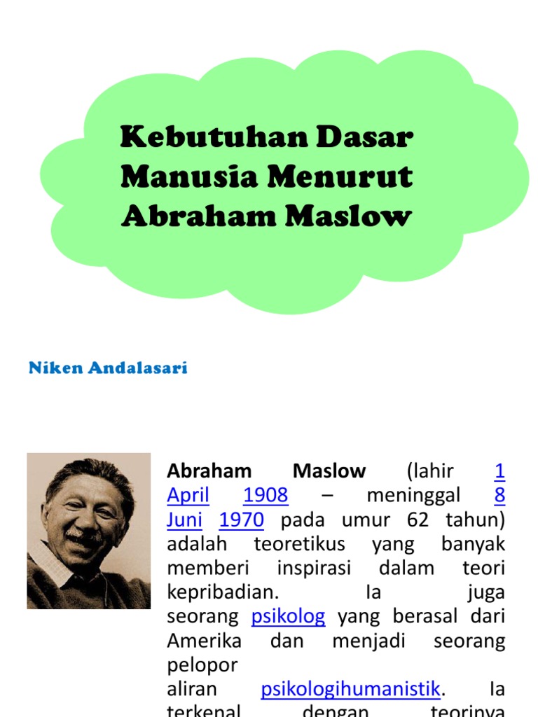KDM Abraham Maslow | PDF