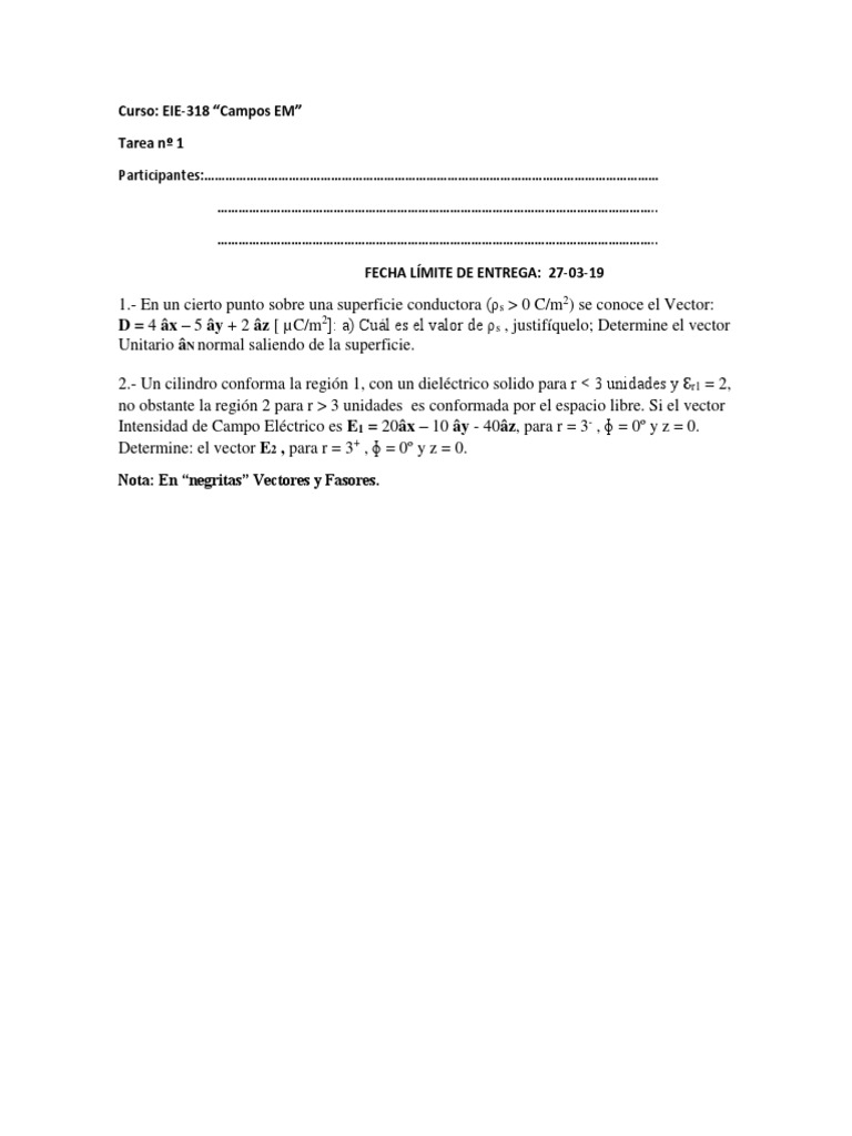 Tarea Nº1 - EIE 318 | PDF