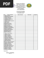 Lac Session Attendance Sheets Onsite Template | PDF